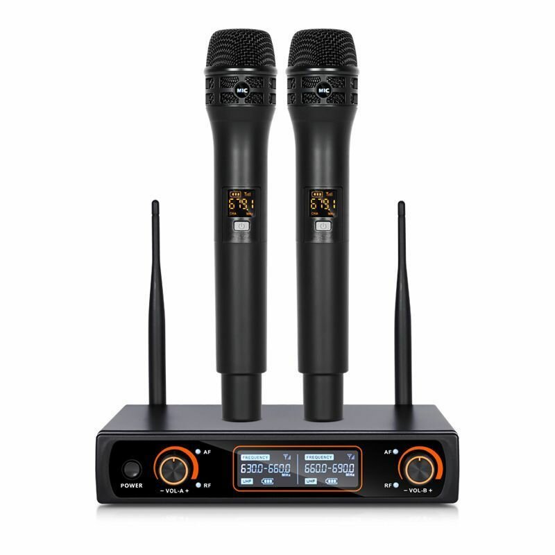 Микшер с 2 микрофонами, караоке-микшер, Bluetooth, звуковая карта, караоке-система