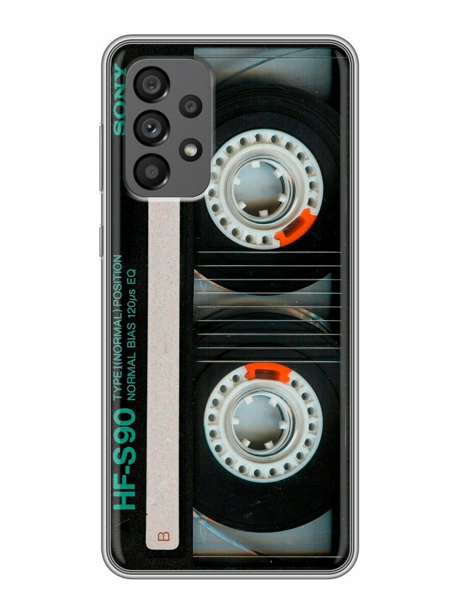 Чехол для Samsung Galaxy A73 5G с принтом Кассета ретро (Самсунг Галакси А73 5G)
