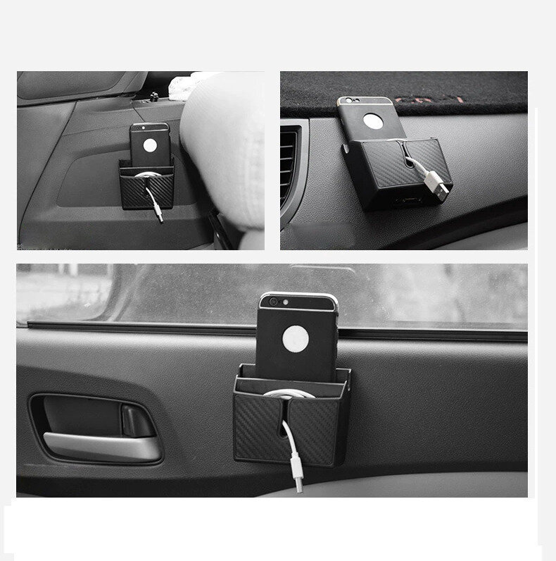 Автомобильный органайзер для телефона, ручек, карточек, на торпеду, панель, дверь, держатель для телефона