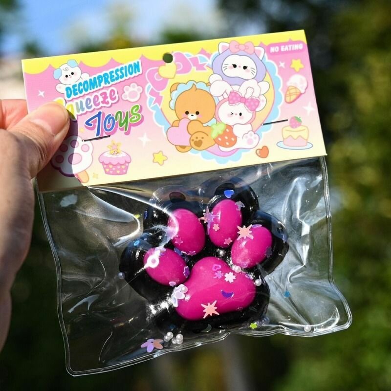 Сквиш лапка / Игрушка антистресс / Кошачья лапа таба лапка