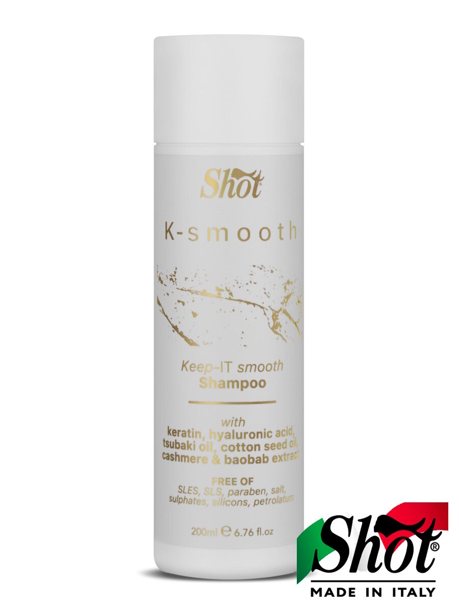 Шампунь для волос разглаживающий SHOT K-Smoothделикатный 200 мл