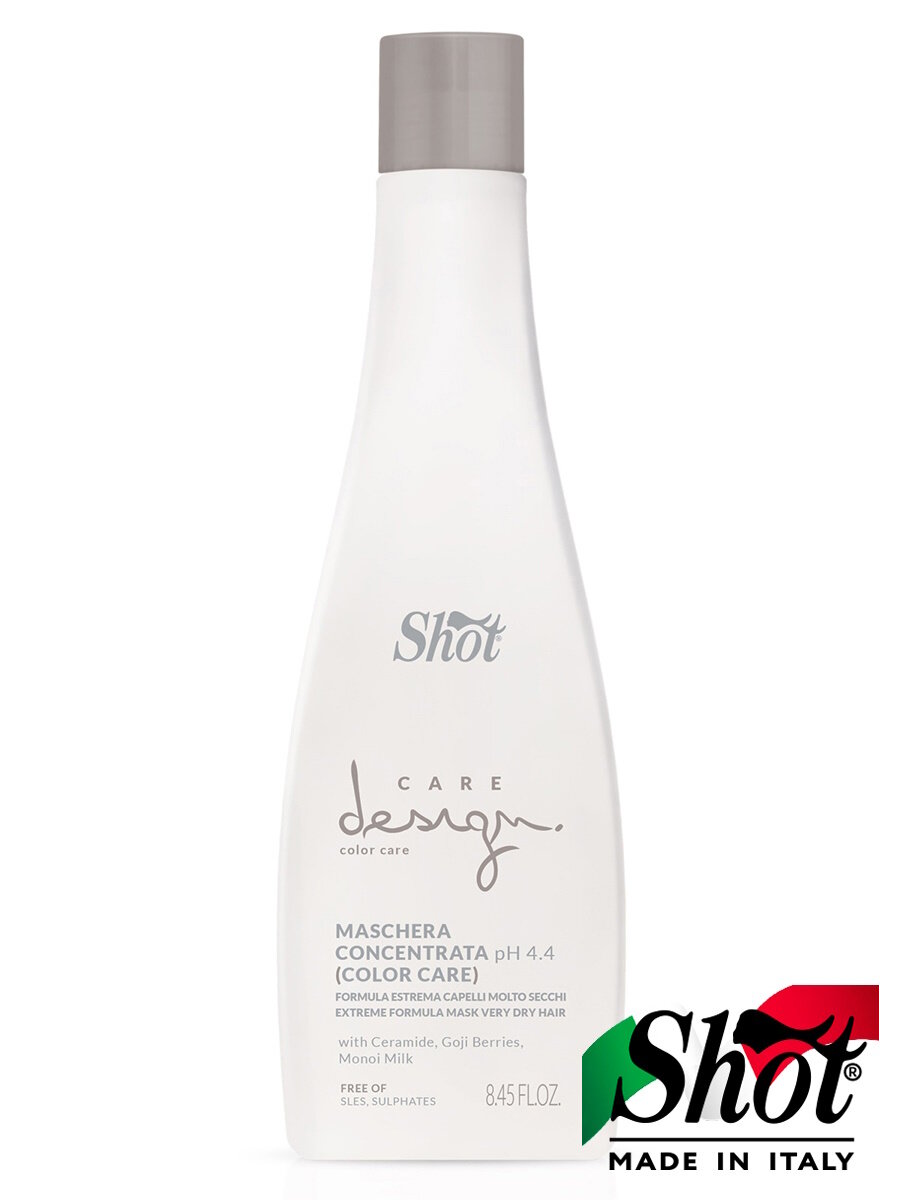 Маска-концентрат для окрашенных волос SHOT Care Design color care 250 мл