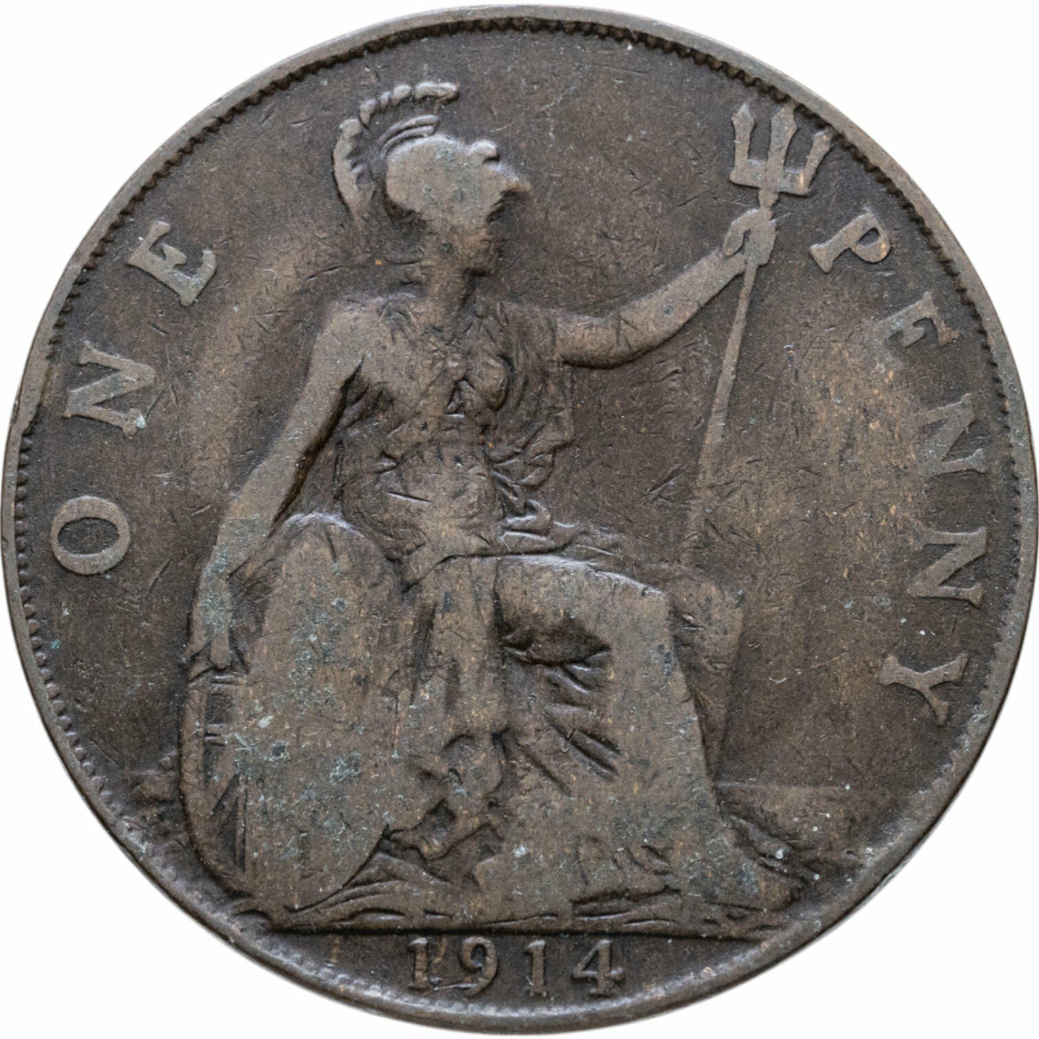 Великобритания 1 пенни (penny) 1914