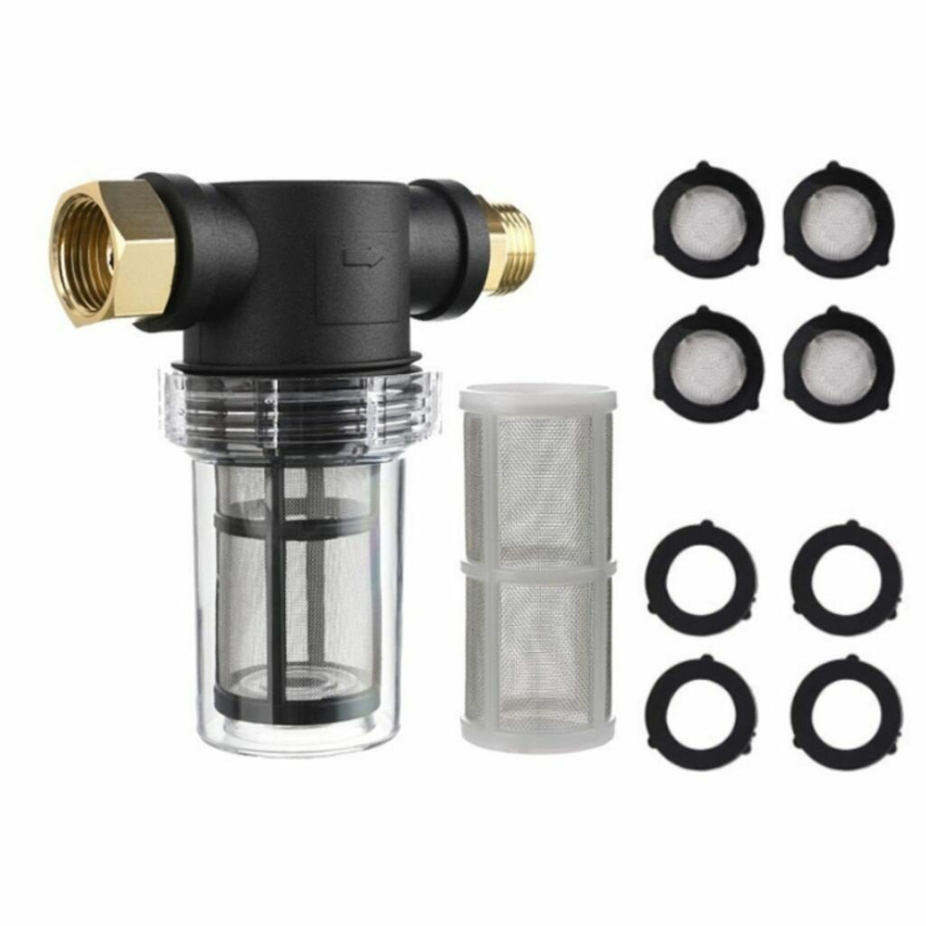 Тяжелый встроенный водяной фильтр с сетчатыми экранами