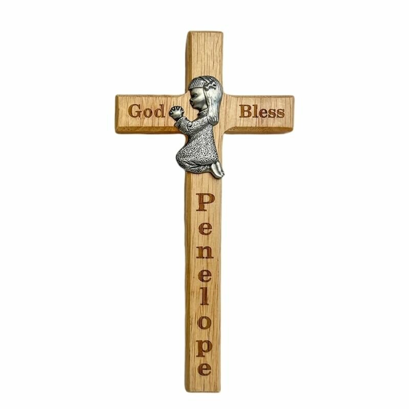 Уникальный деревянный крест, католический орнамент для молодежи, подходящий для различных случаев, - Девушка