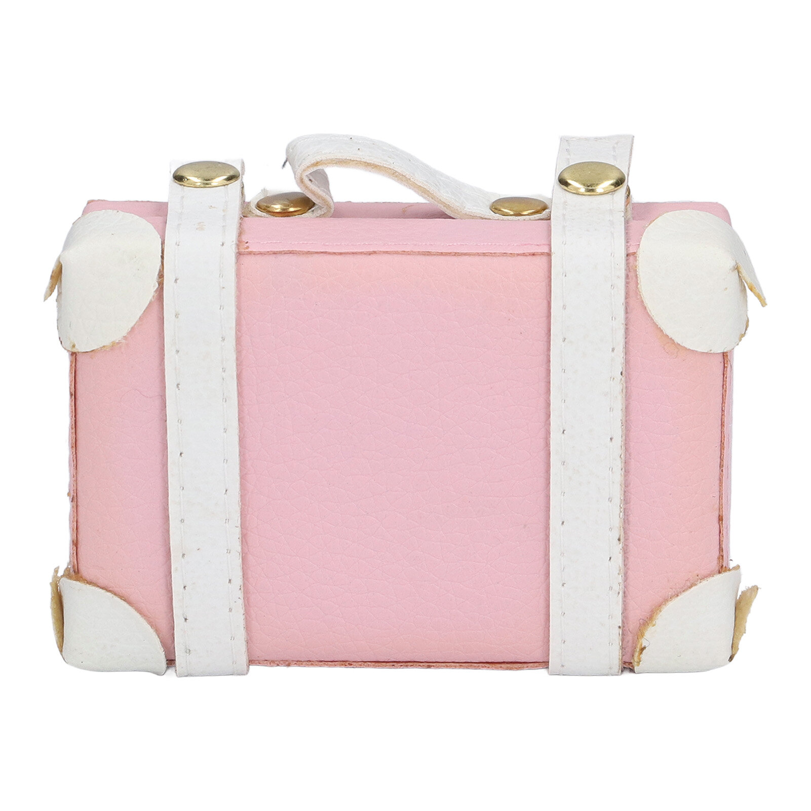 1: 6 Модный кукольный домик металлический мини -кукол чемодан 3 x 2 x 1 дюйм миниатюрный игрушечный домик