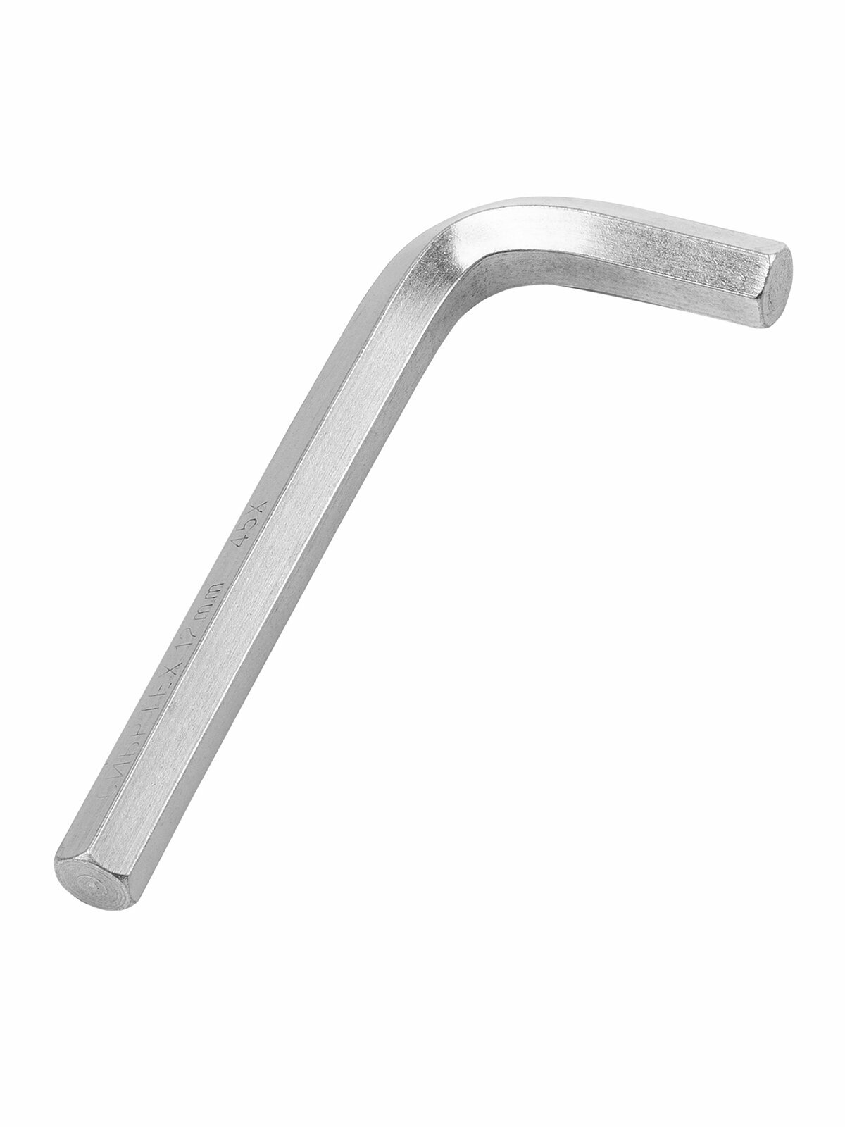 Ключ имбусовый Сибртех HEX 12 мм, 45x, закаленный, никель 12344
