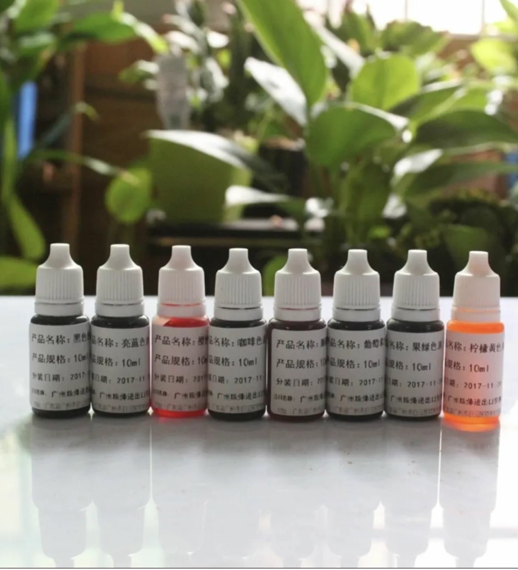 Набор красок 8 шт. по 10 мл. для мыловарения