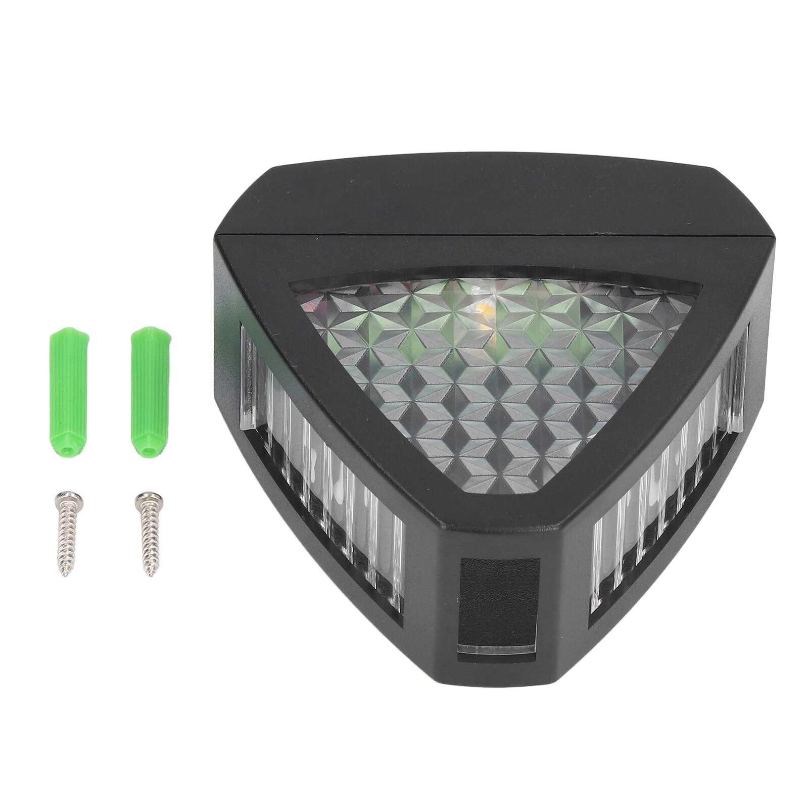 Светодиодная солнечная настенная лампа мягкий теплый свет длительный срок службы батареи IP44 Стеновый светильник для домашнего двора сад газон