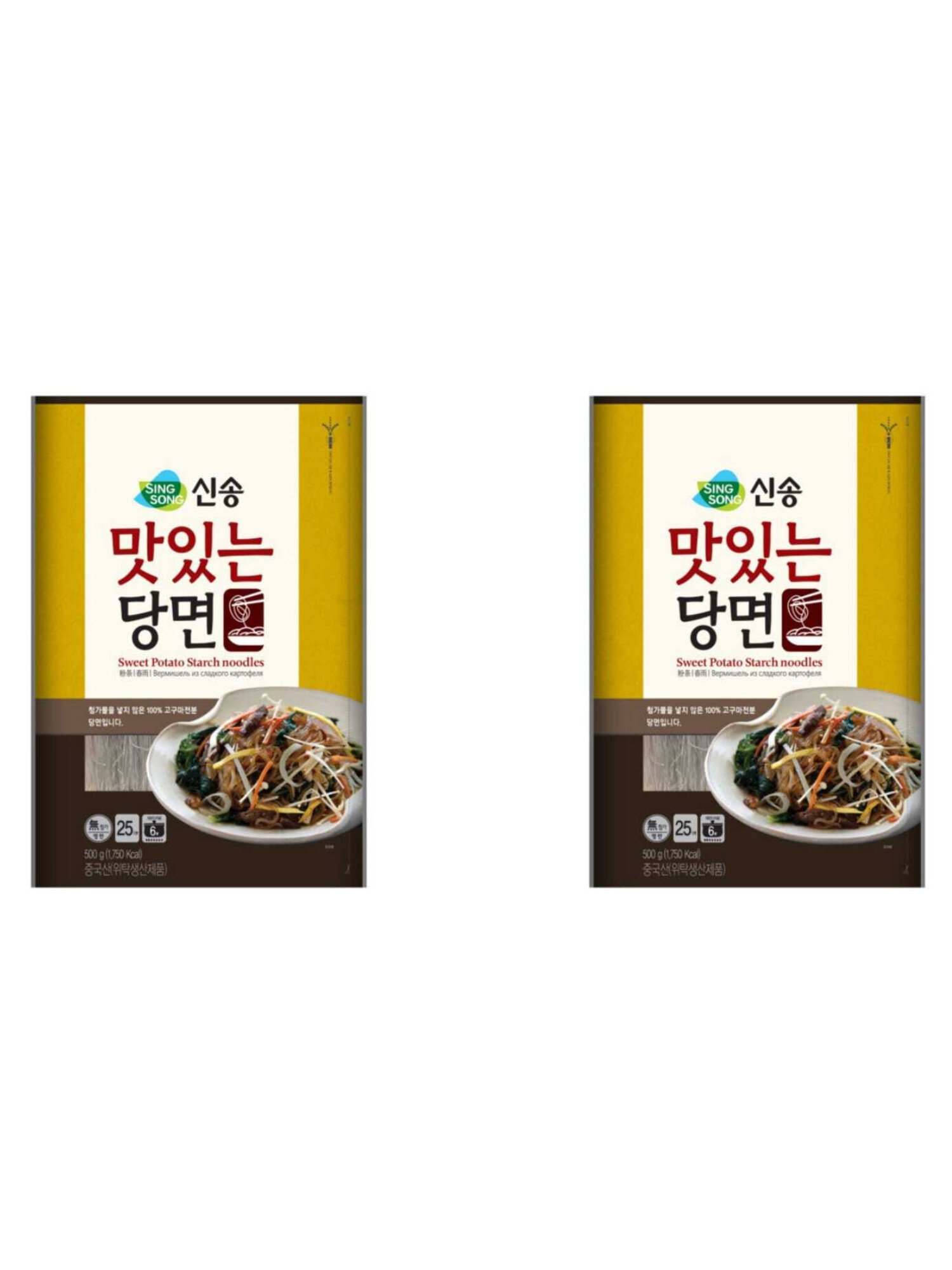 Вермишель из сладкого картофеля Sing Song Starch 500 г 2 шт