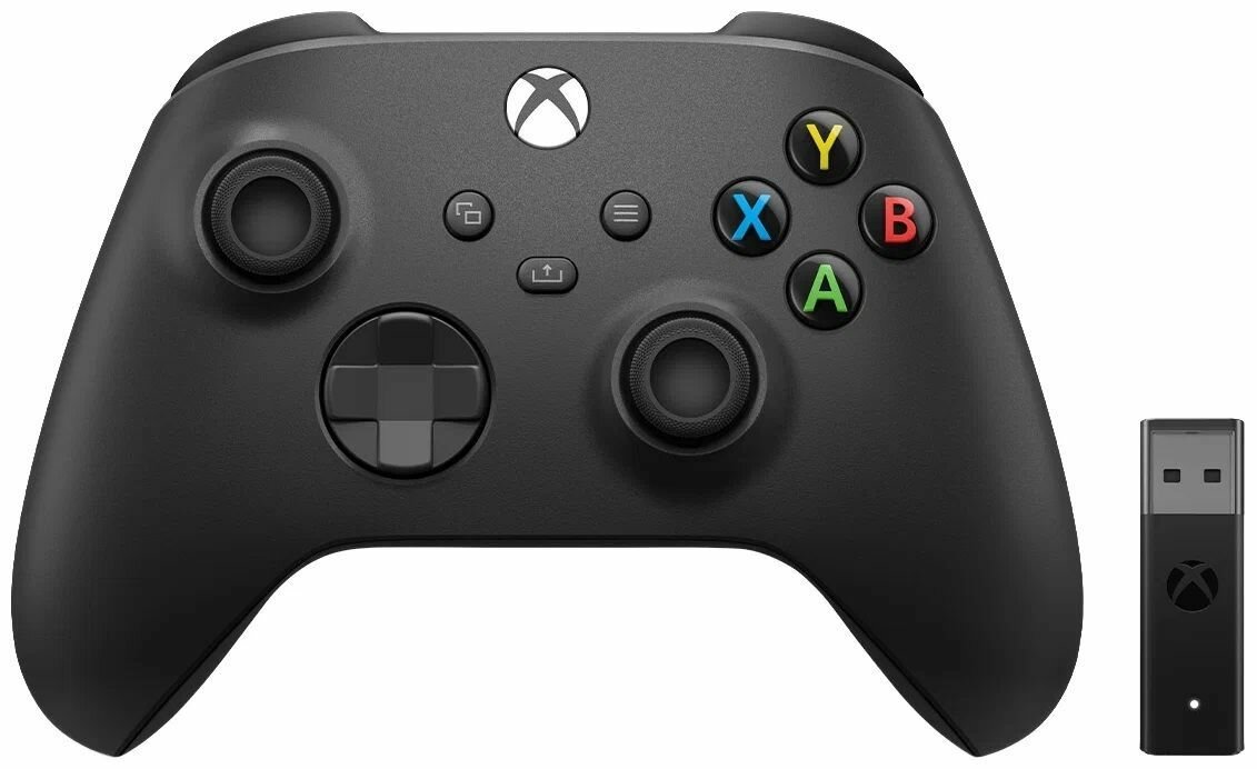 Беспроводной геймпад MyPads для Xbox Series S / X / Xbox One S / X Carbon Black (Model