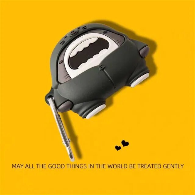 Чехол для наушников с 3D рисунком акулы для Xiaomi Redmi Buds 6, активный Bluetooth-наушник, силиконовый защитный чехол для Buds6 Active