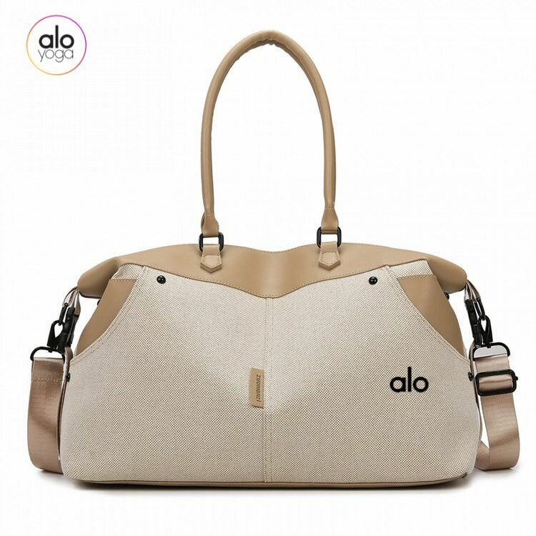 Alo Yoga Спортивная сумка с отделением для обуви, легкая многофункциональная дорожная сумка для фитнеса, йоги, тренажерного зала, 43x14x29 см, черный/синий/красный