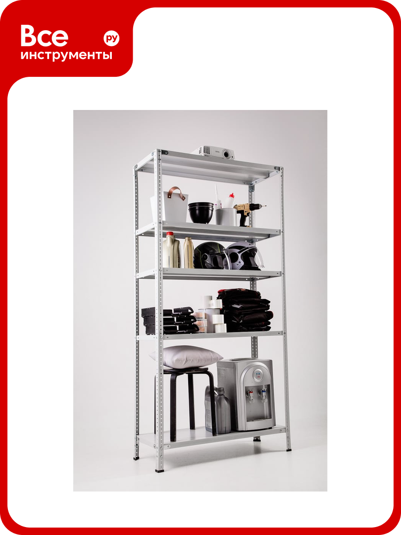 Стеллаж ООО фурама СТФЛ 1800x1000x500 мм, 5 полок СТФЛ 181050-5 СТФЛ181050-5