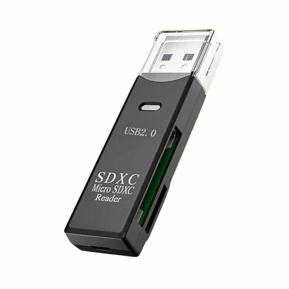 Картридер USB - Micro SD - SD переходник для флешкарт 2 в 1