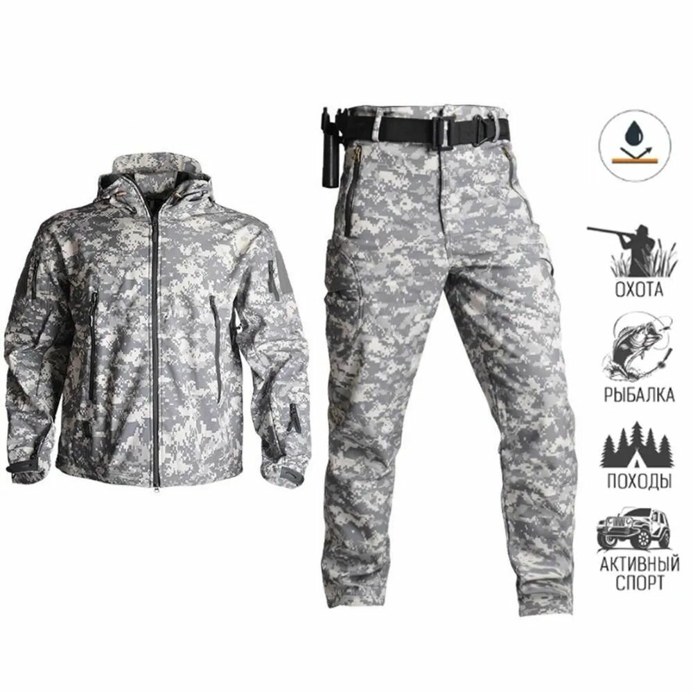 Комплект одежды для рыбалки и охоты(рыбалка, охота, спорт на открытом воздухе)Tactica 7.62