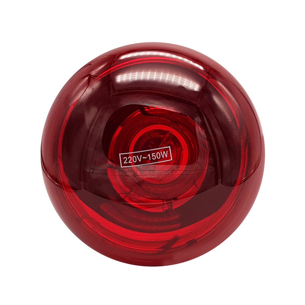 Лампа инфракрасная ThermoPro 150W E27 красное стекло