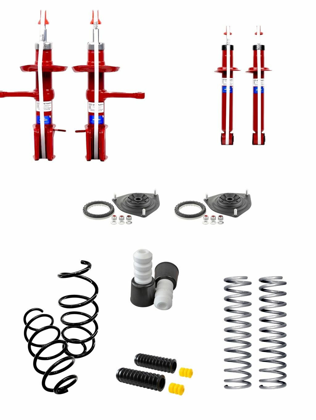 Полный комплект стоек DEMFI ваз Приора 2171 "премиум"