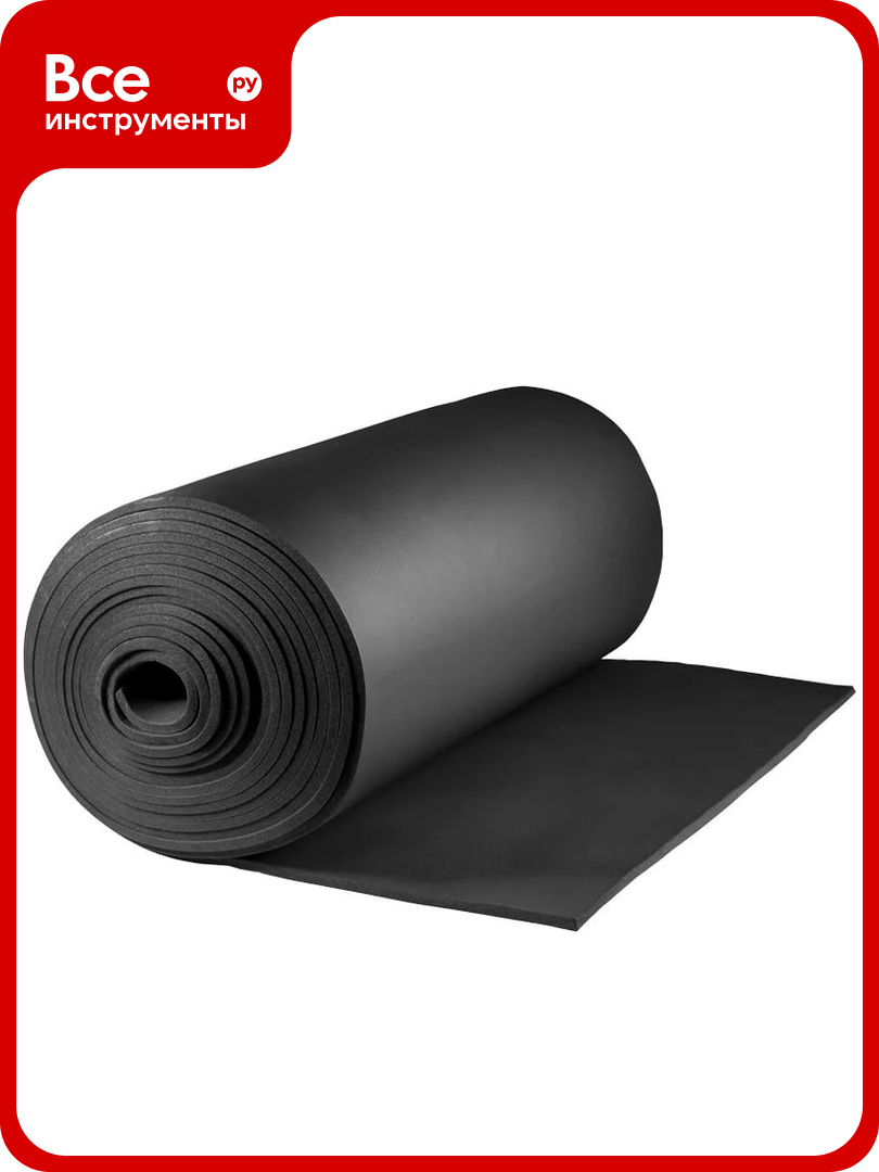 Теплоизоляционный рулон K-FLEX 19x1000-10 ST 10 метров 80019210107, 15 кг, защищенная