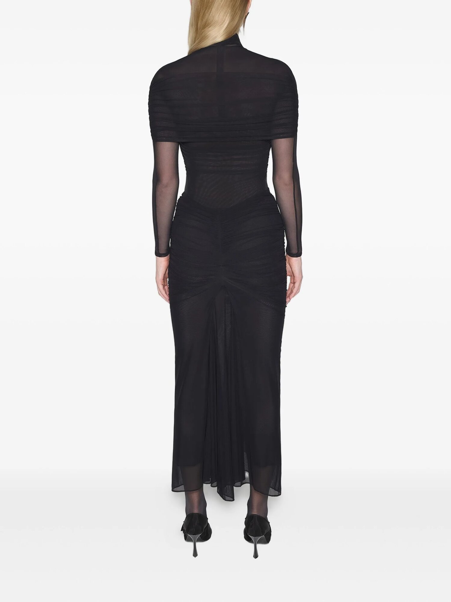 Топ MUGLER Mugler, размер 36, black / black — фото 1