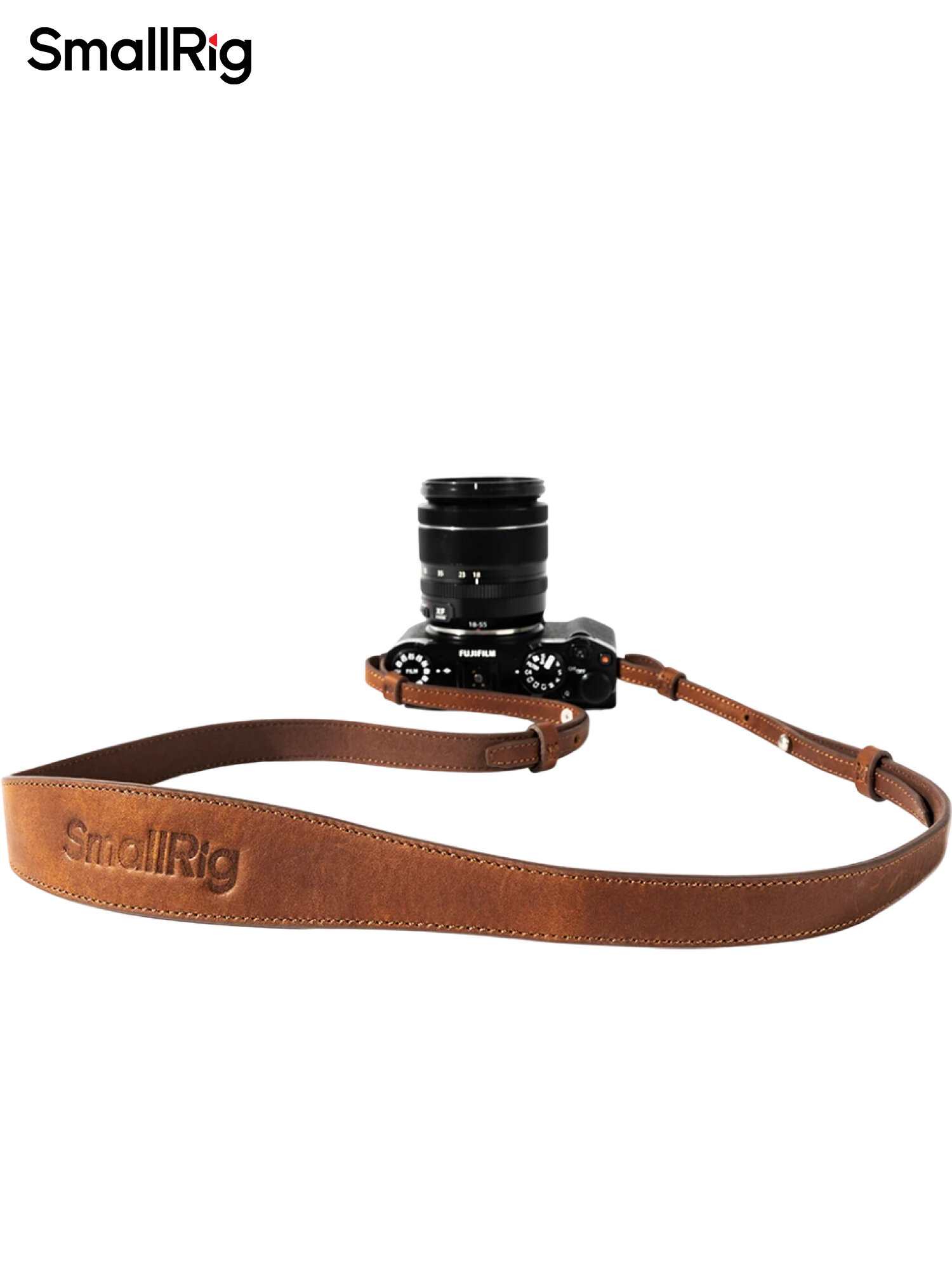 Шейный ремень SmallRig 5209 Universal Leather Strap Коричневый кожаный