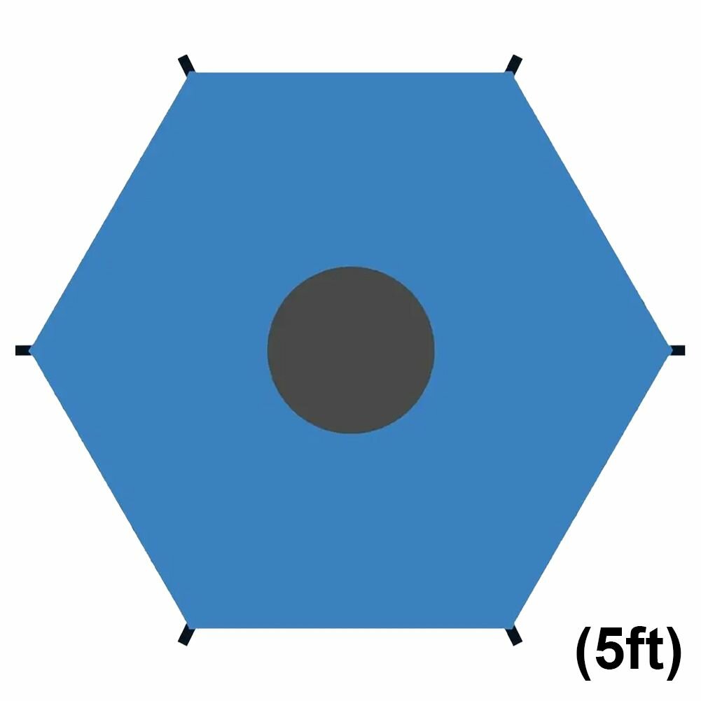 Тент для батута 6 ft, водонепроницаемый, с защитой от солнца