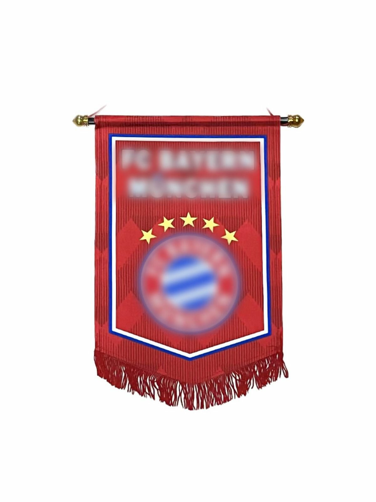 Футбольный клуб двухсторонний композитный пятиугольный флаг