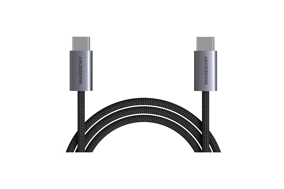Кабель Magssory Line C 60W USB-C, 1,5 м, черный