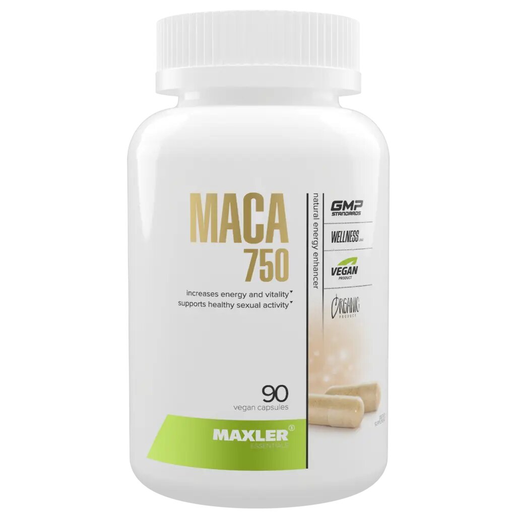 Макслер мака 750 / Maxler MACA 750 капсулы по 940 мг 90 шт