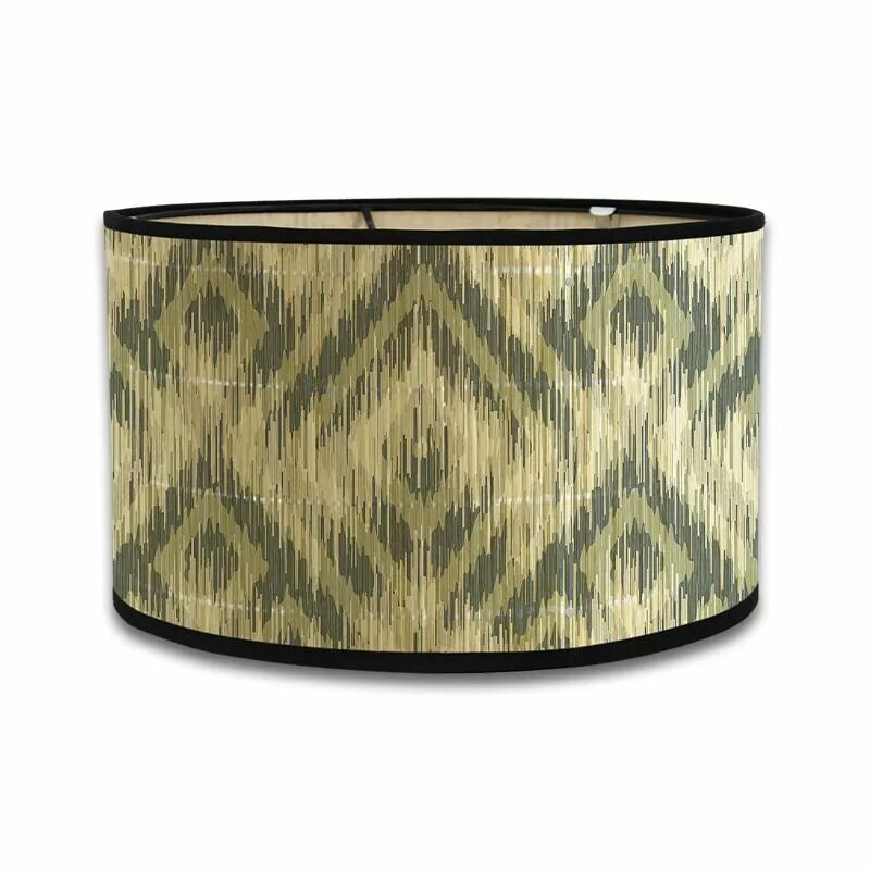 Круглый абажур 30х20см с современным узором. Легкий монтаж. Подходит для подвесных и настольных ламп: гостиная, спальня.