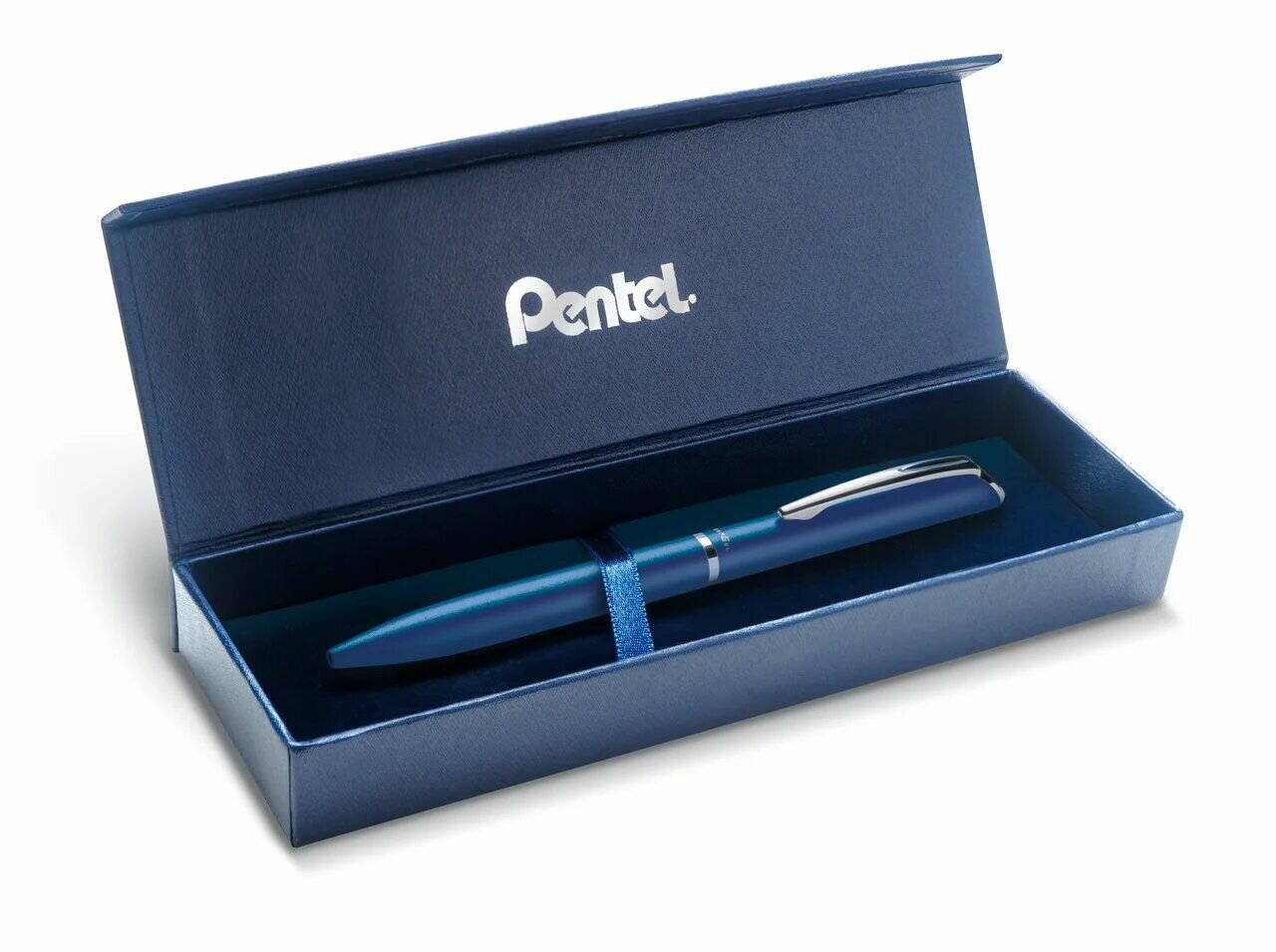 Гелевая ручка Pentel "EnerGel", черная, в подарочной упаковке, диаметр 0,7 мм