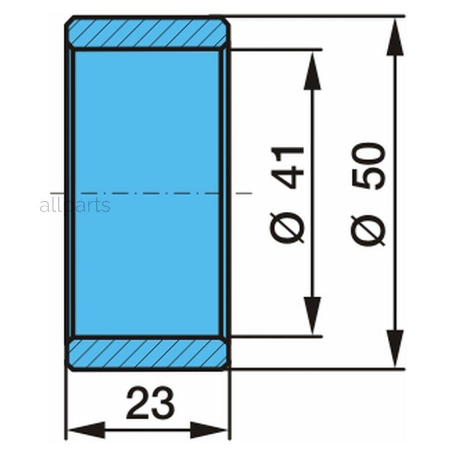 BPW 0311394100 втулка пальца рессоры !(п) 41/50x23\BPW
