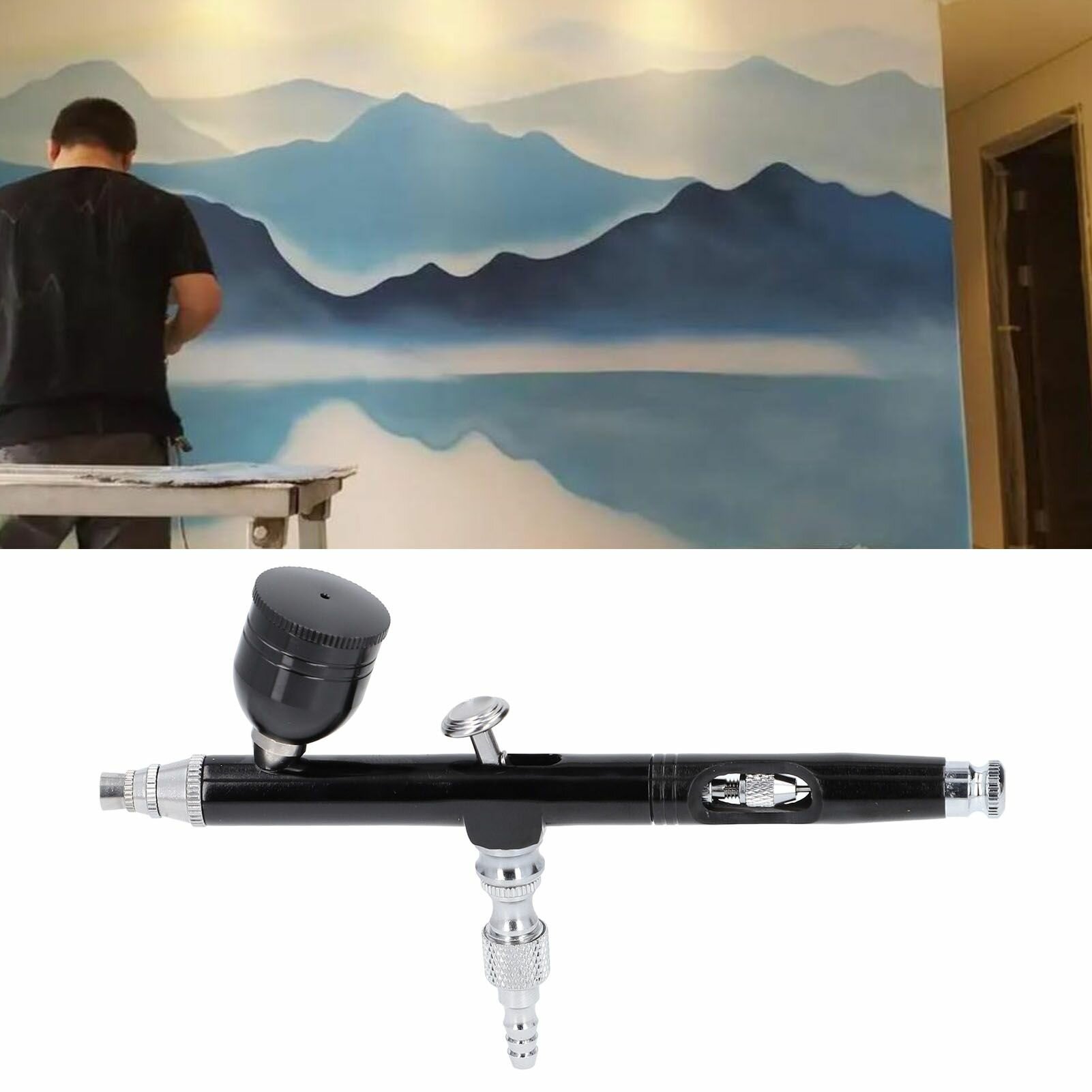 Набор аэрографов 6cc для модельной росписи и ремонта мебели