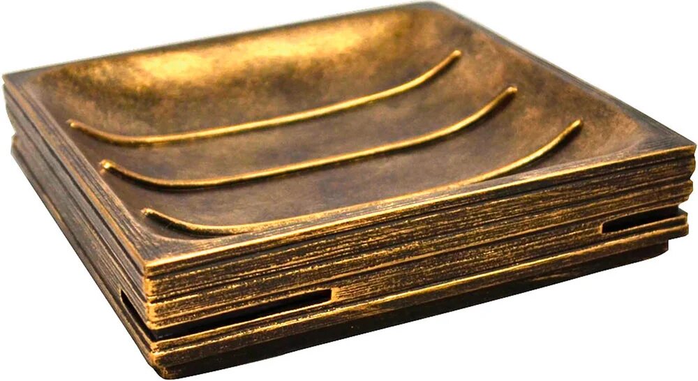 Мыльница Ridder Brick 22150348 настольная, бронза