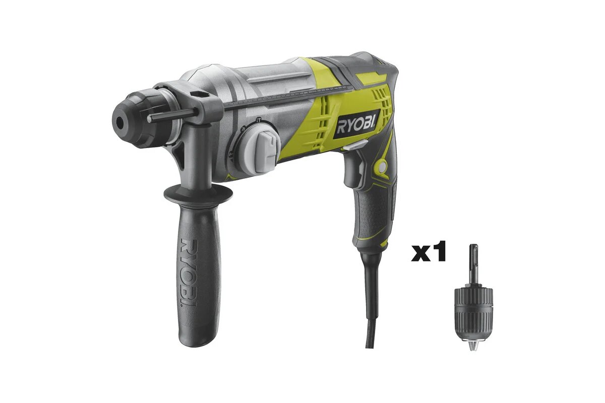 Перфоратор Ryobi RSDS680-K, 680Вт, с ограничителем глубины сверления