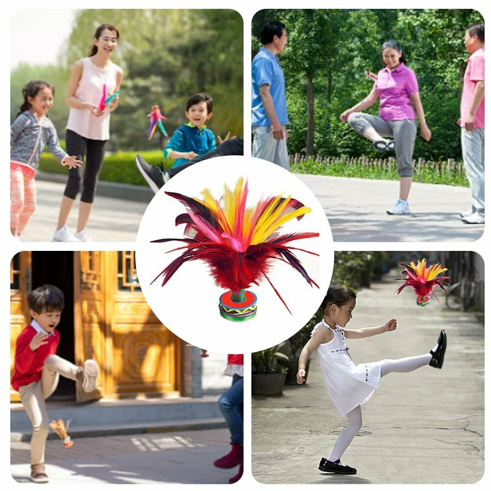 Шт. красочные китайские воланы Jianzi для детей и взрослых