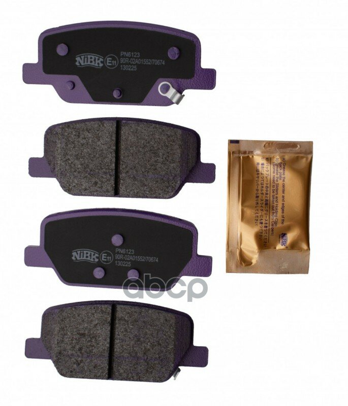 Колодки тормозные дисковые NiBK арт. PN6123