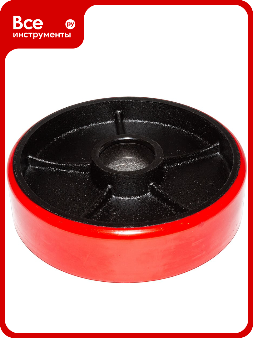 Колесо Ф200хф20хS50 мм, (PU), б/подшипника, для гидравлической тележки (рохли) WILMART 325(200)pol