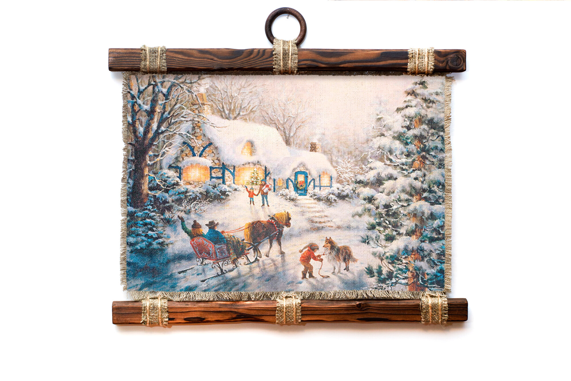 Панно Универсальный свиток "Возвращение к празднику, А4 горизонтальное