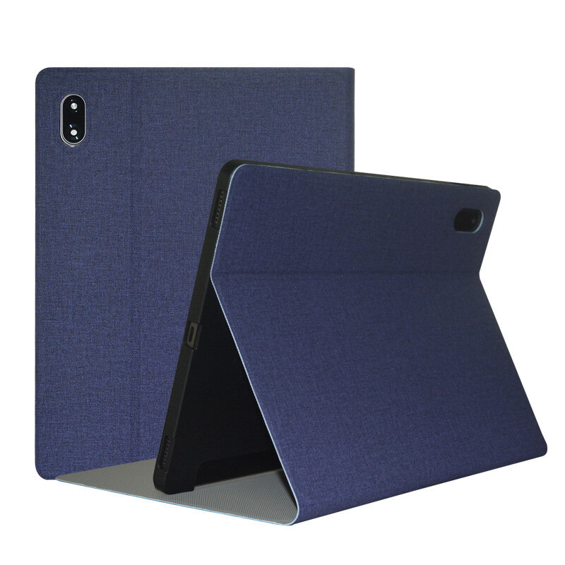 Планшет Coolby Rubik's Cube X, деловой синий, кожаный чехол