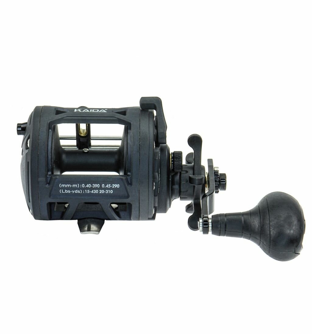 Катушка мультипликаторная, фирма Kaida, модель TE-30L, ручка леворукая