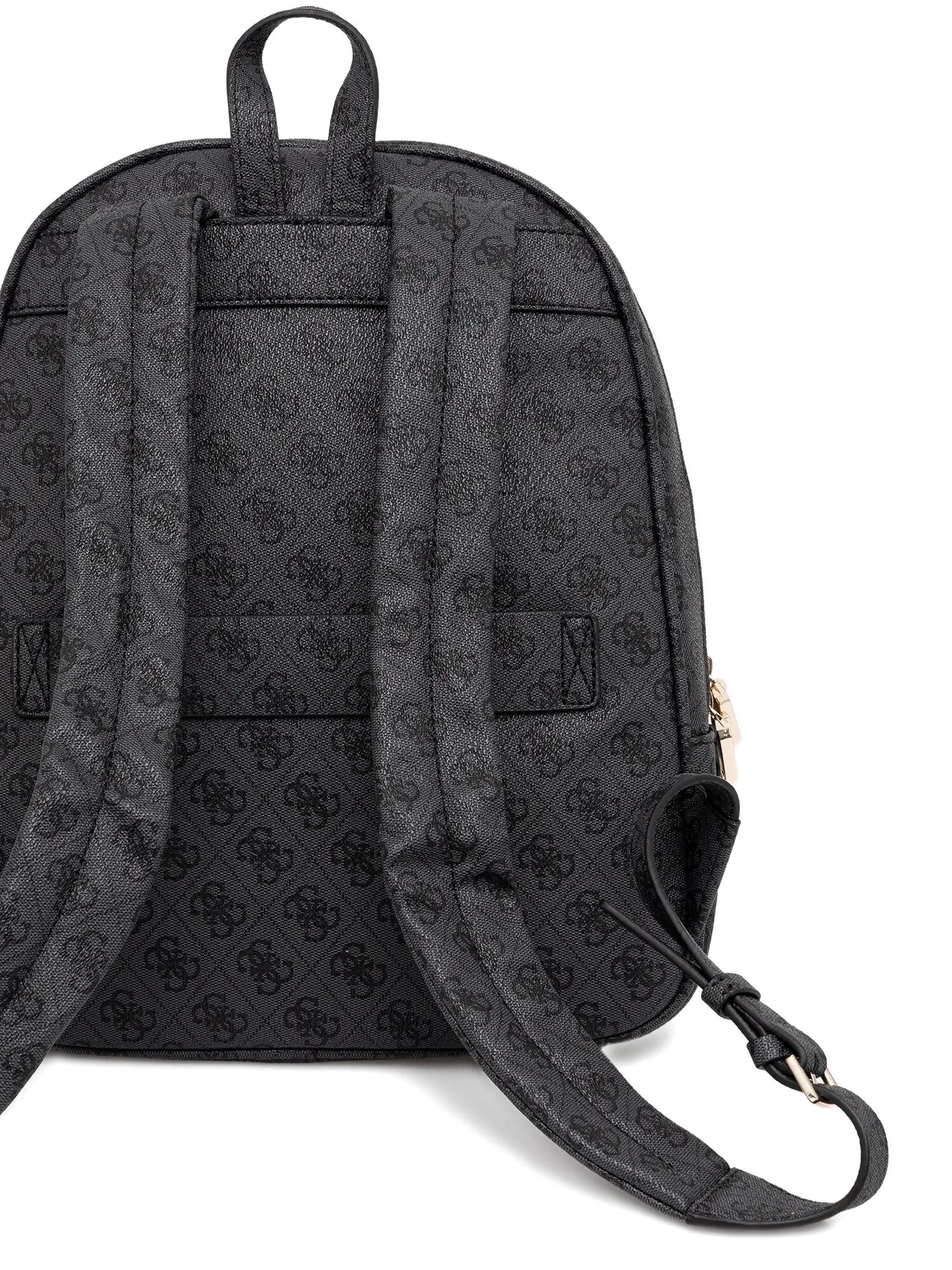 Сумка GUESS Monogram-pattern zip-pocket backpack, черный/черный — фото 1