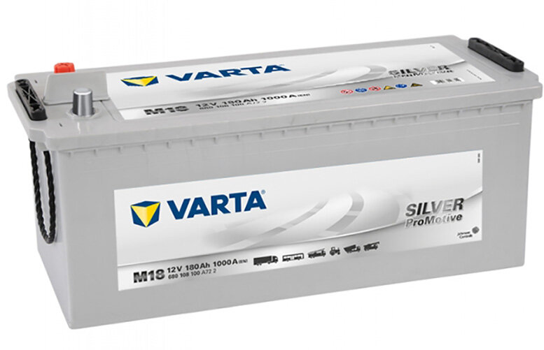Аккумулятор грузовой Varta PROmotive M18 6СТ-180 прям. 513x223x223