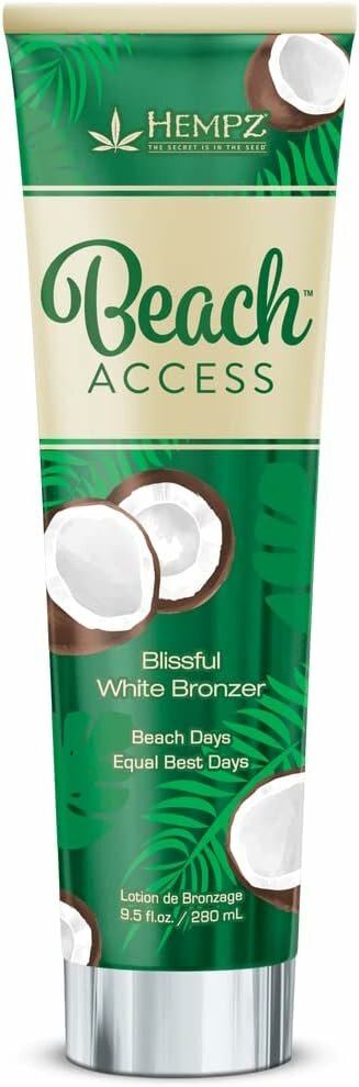 Крем-активатор загара с бесцветным комплексом бронзирования Beach Access Hempz 280 мл