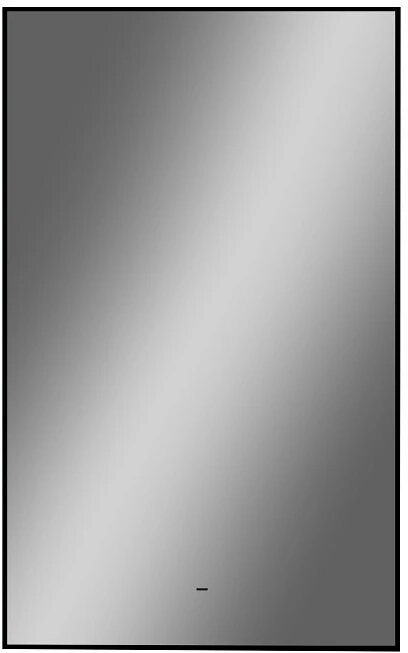 Зеркало Art&Max Sorrento AM-Sor-600-1000-DS-F 60x100 см, с LED-подсветкой, сенсорным выключателем, диммером, черный