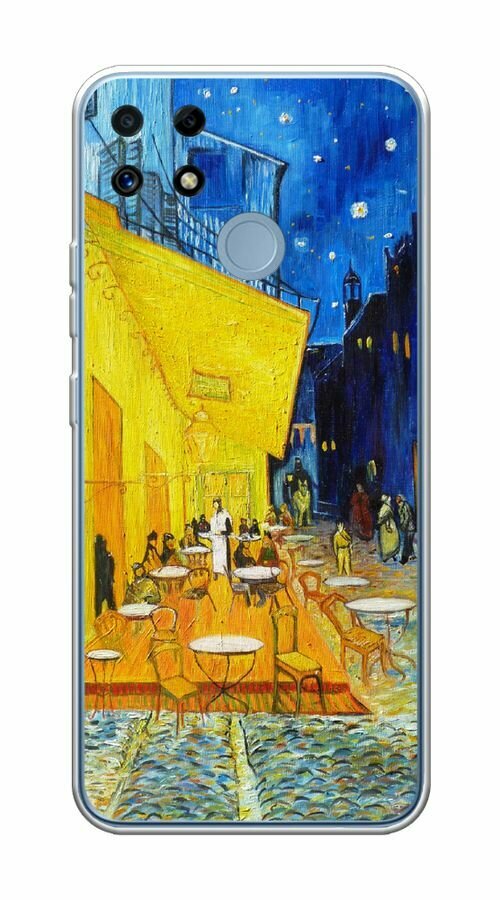 Чехол на Realme C25/C25s / Реалми С25/C25s с принтом "Ван Гог Желтый дом"
