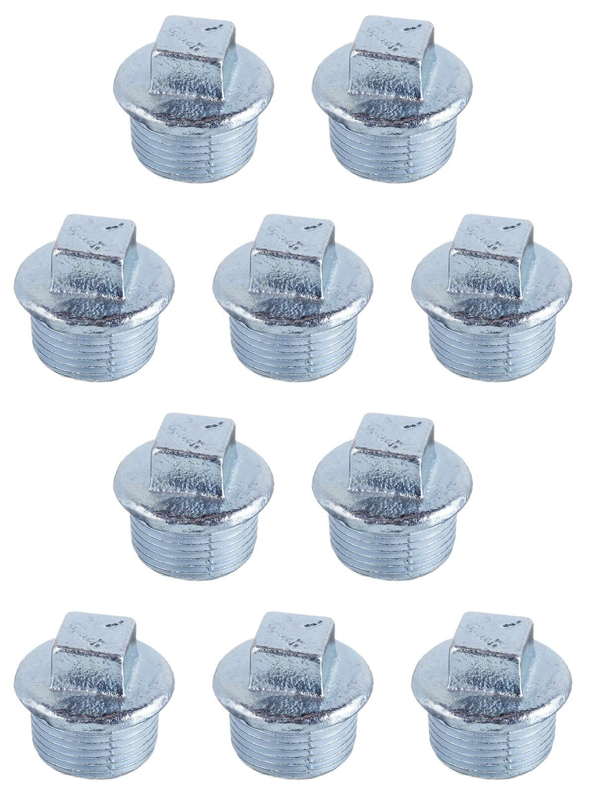 Заглушка 1 НР(ш) чугунная оцинкованная (10 шт.)