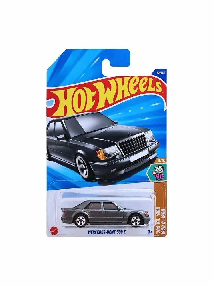 Машинка Mattel Hot Wheels 2025M C4982 HW 70's VS '90's - Mercedes-Benz 500 E