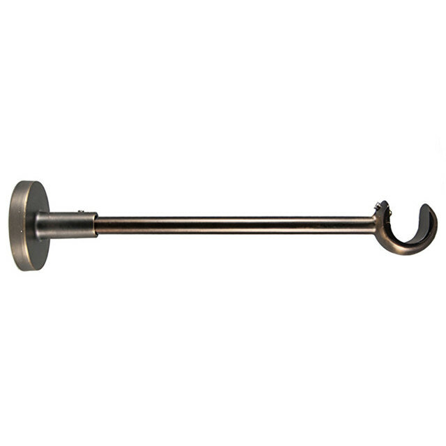 Кронштейн УЮТ Ост 20 мм, 1-рядный, шоколад, арт.22.23ТО.0102 для интерьера и мебели