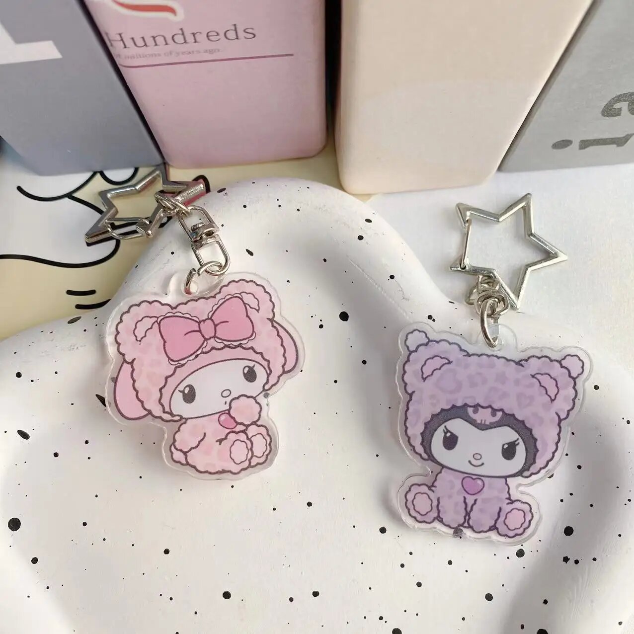 MINISO Аниме брелок Cinnamoroll Hellokitty — фото 1